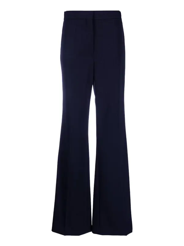 Stella McCartney High Waist Flared Trousers - Black