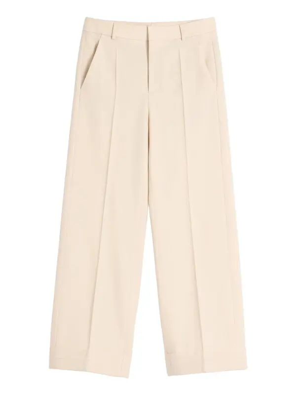 Valentino Garavani Straight-leg Trousers - Ivory