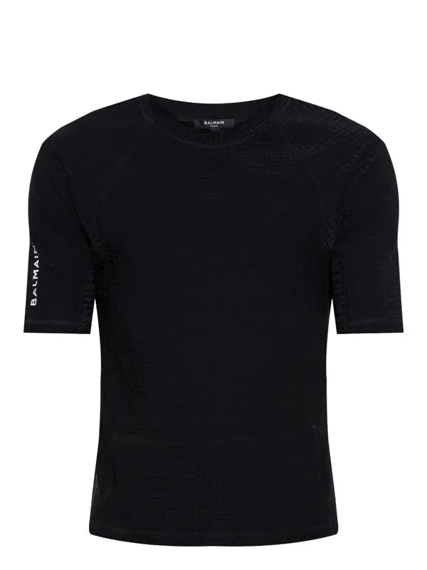 Balmain Crew Neck T-shirt - Black