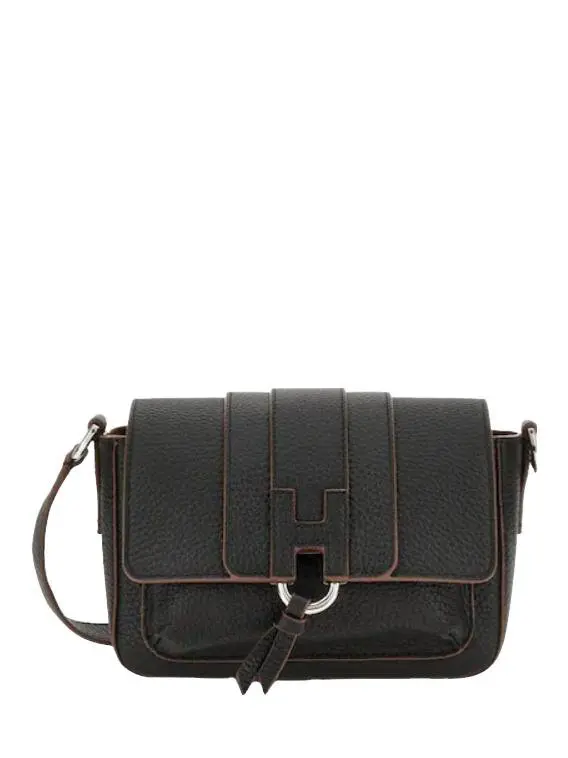 Hogan Trend Flap Bag - Black