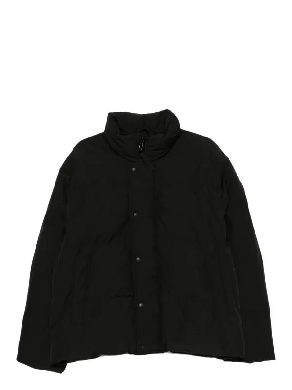 Canada Goose Bayview Down Jacket With Logo Patch - Black