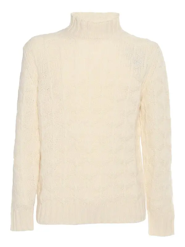 KANGRA Long Sleeve Sweater - Nude