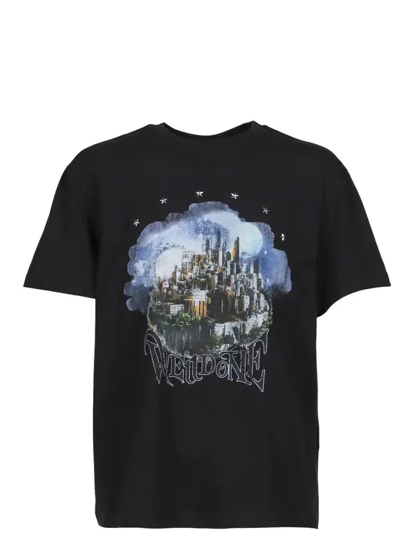 We11Done Crew Neck Short-sleeved T-shirt - Black