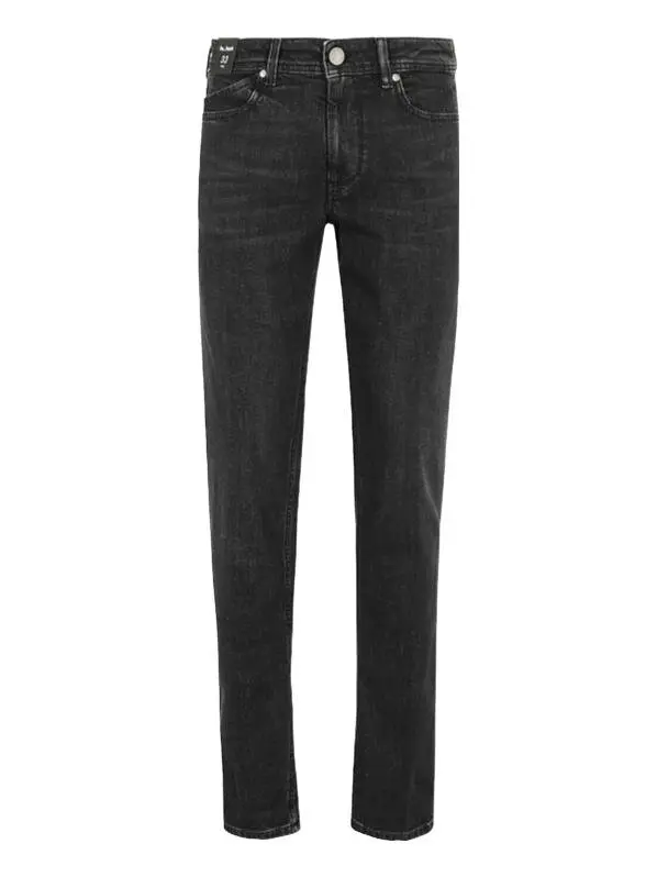 RE-HASH Belt-loop Jeans - Black
