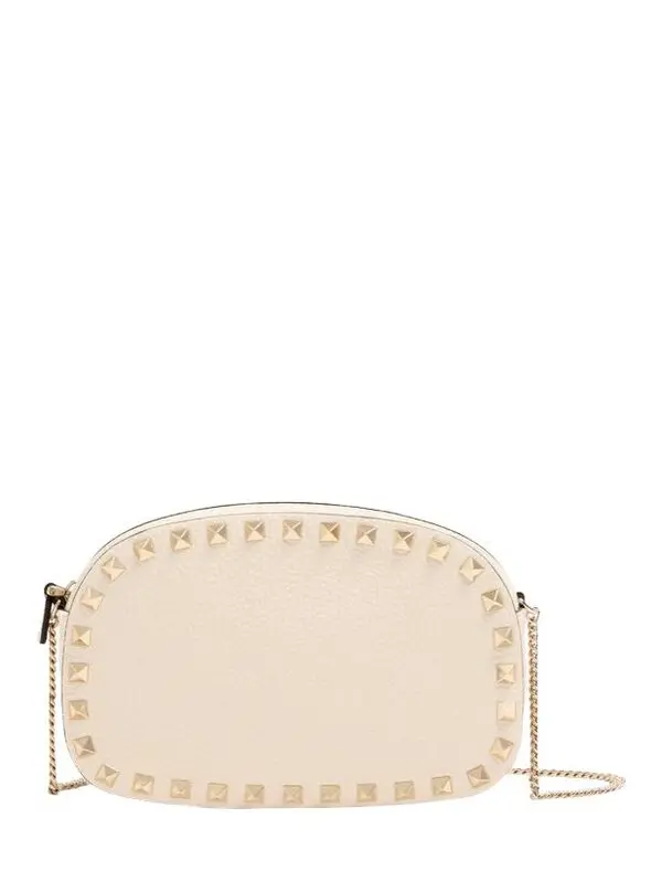 Valentino Garavani Rockstud Crossbody Bag - Light Ivory White
