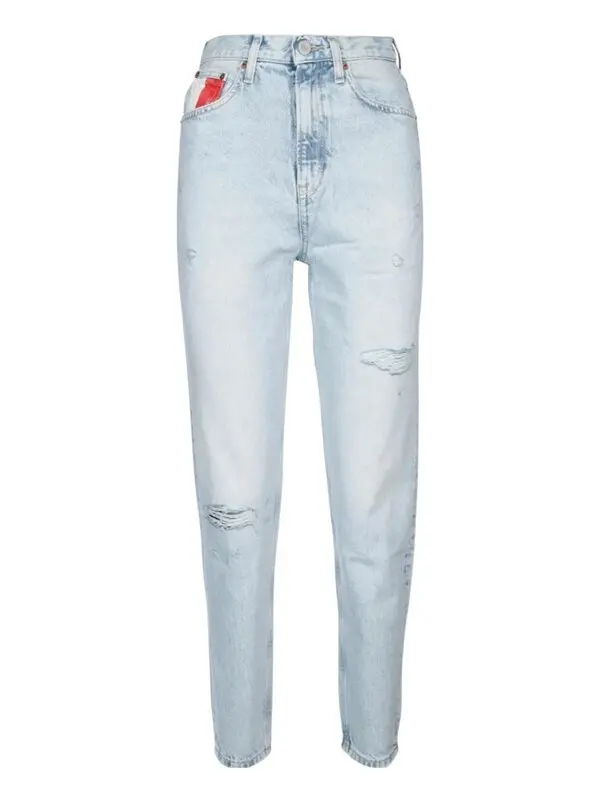 Tommy Hilfiger Archive Ultra High-rise Tapered Mom Jeans - White