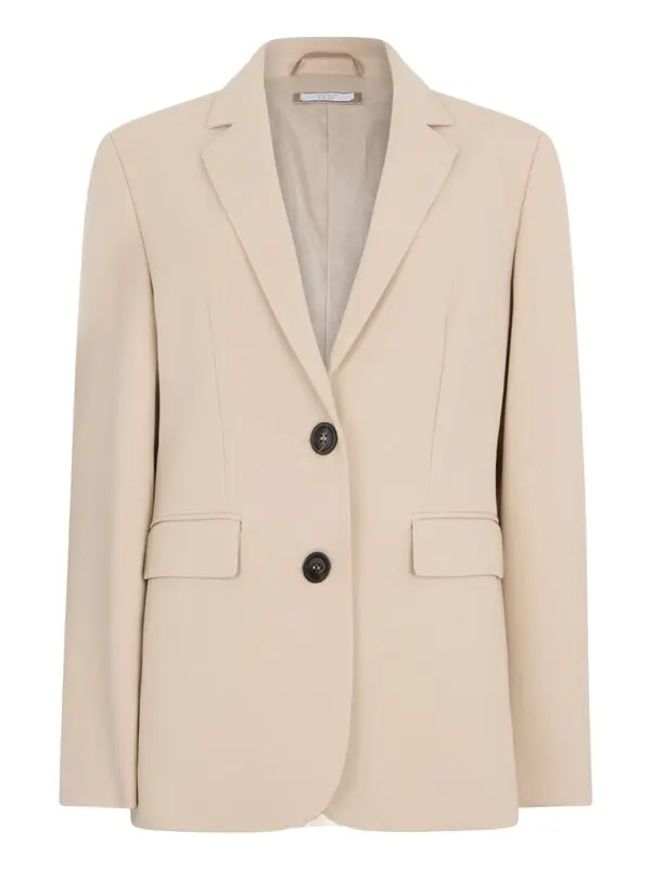 Peserico Single-breasted Blazer - Nude
