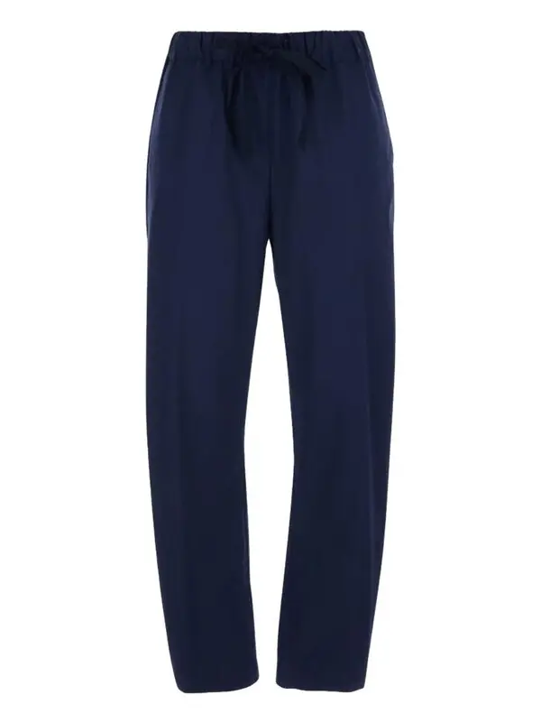 SEMICOUTURE Drawstring Waist Pants - Blue