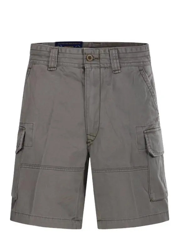 Polo Ralph Lauren Buttoned Cargo Shorts - Gray