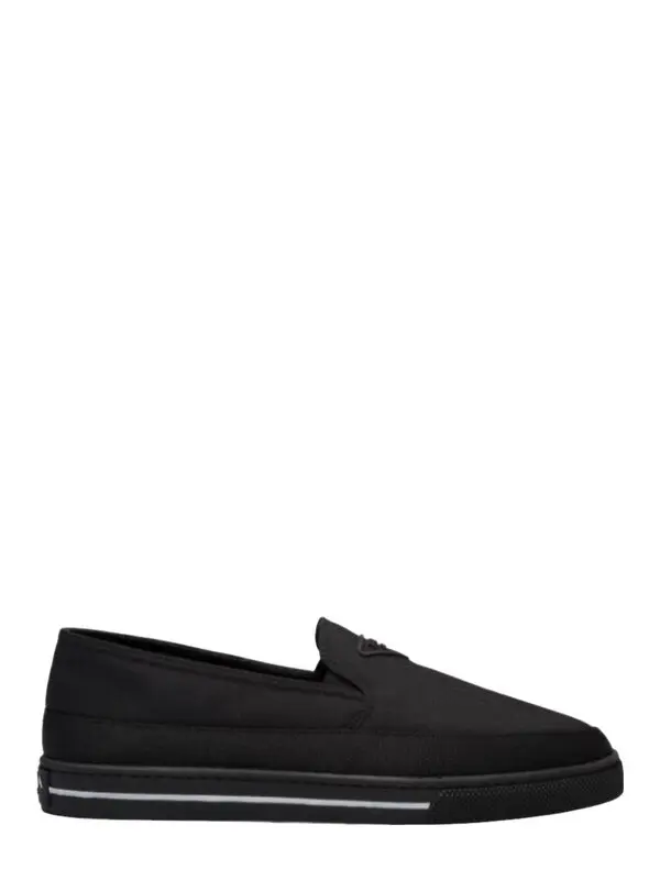 Prada Nylon Slip-on Sneakers - Black