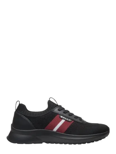 Bally Knit Outline Sneakers - Black