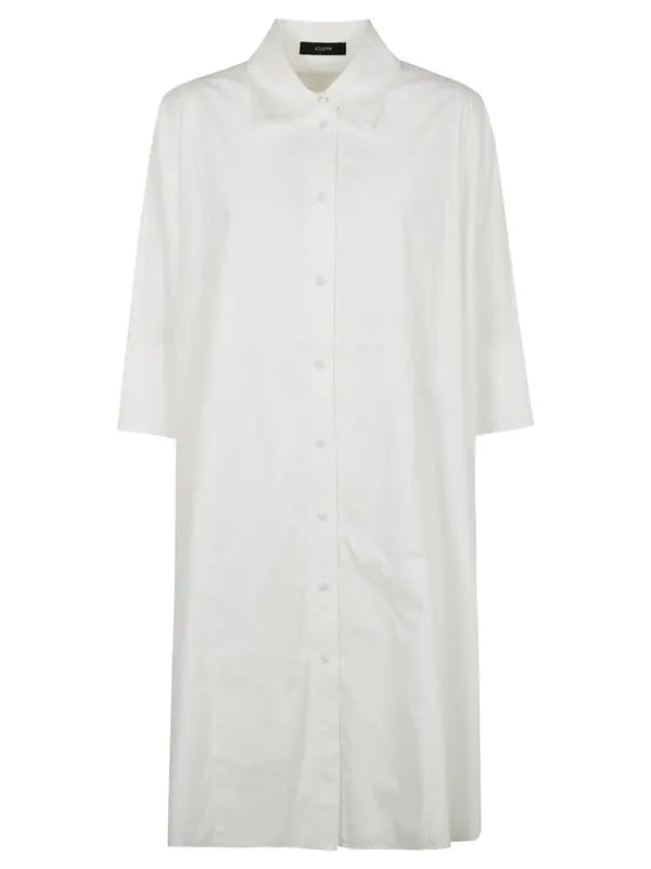JOSEPH Dania Midi Dress - White