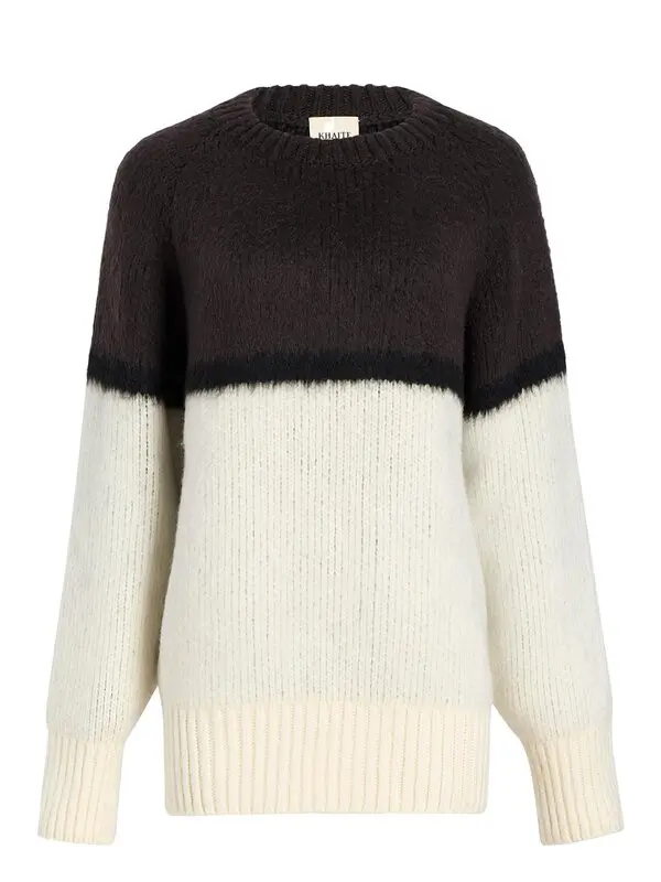Khaite Martina Color Block Sweater - Multi-color