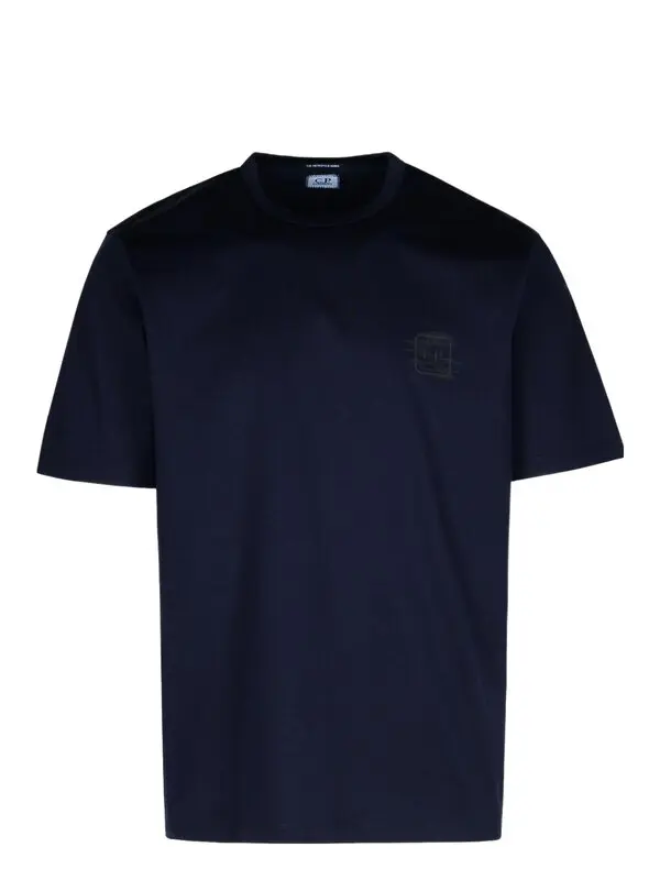 C.P. COMPANY Short-sleeved Crewneck T-shirt - Black