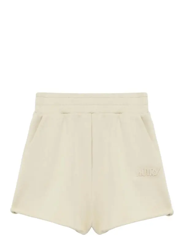 AUTRY Elasticated Waistband Track Shorts - Nude