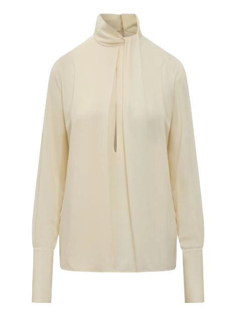 TOM FORD Long Sleeve Satin Blouse - No