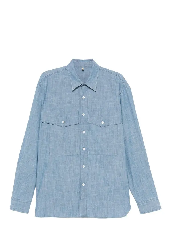 SUNFLOWER Long-sleeved Shirt - Blue
