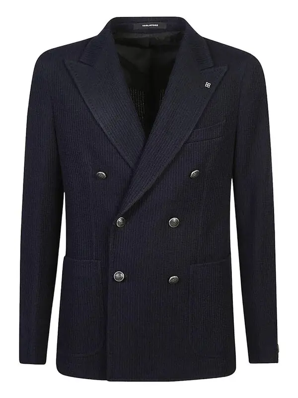 Tagliatore Wool Blazer - Black