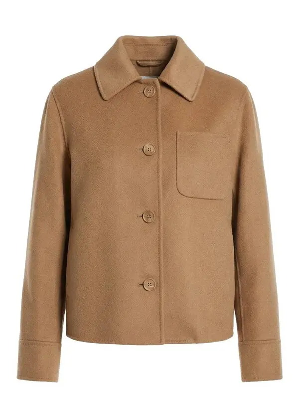 Max Mara Long Sleeve Casual Jacket - Brown