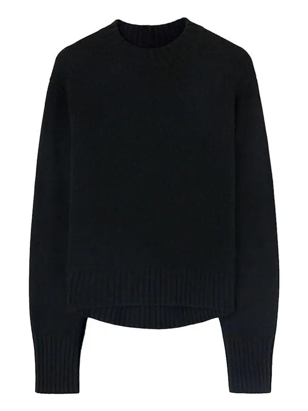 JIL SANDER Crewneck Jumper - Black