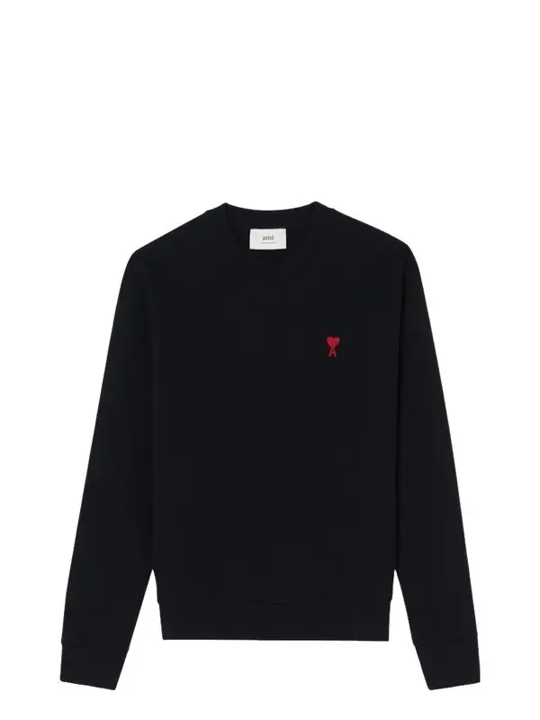 Ami De Coeur Motif Sweatshirt - Black