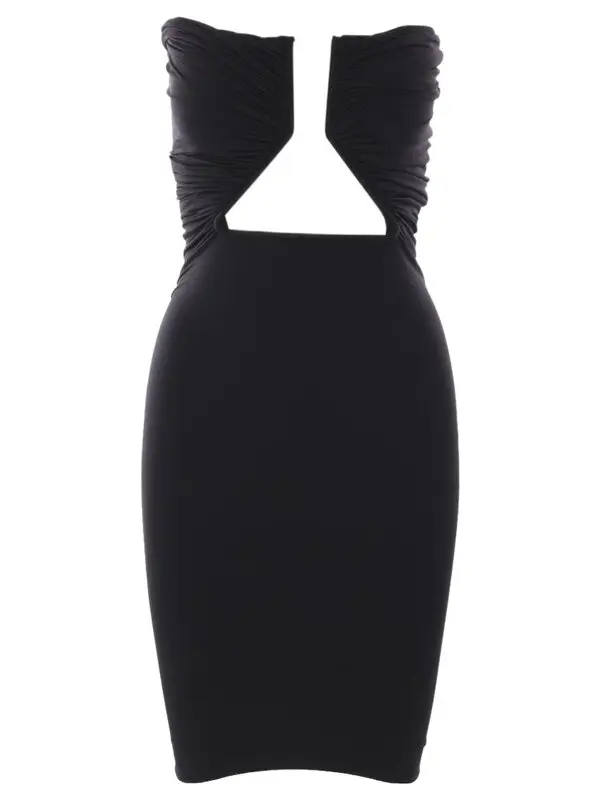 Rick Owens Strapless Mini Dress - Black