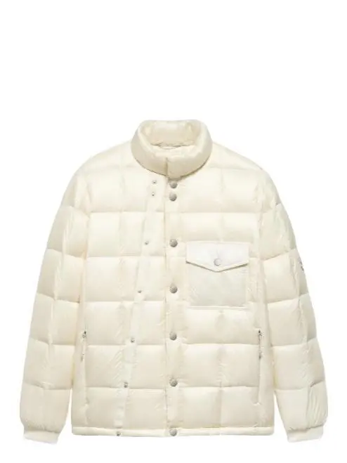 MAMMUT Quilted Down Jacket With Snap Closures - White