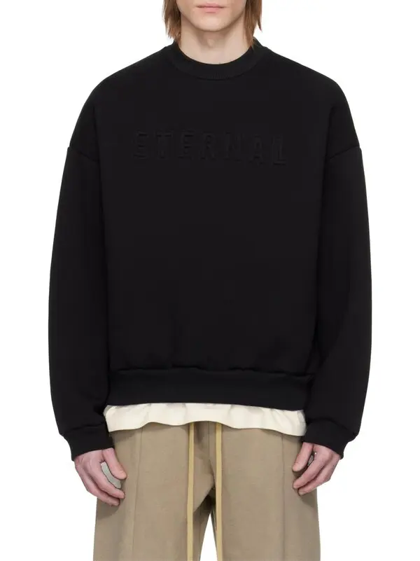 Fear Of God Crewneck Sweatshirt - Black