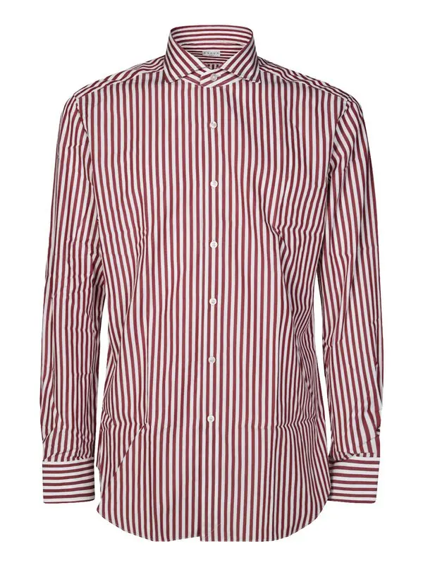 XACUS Long Sleeve Buttoned Shirt - Red