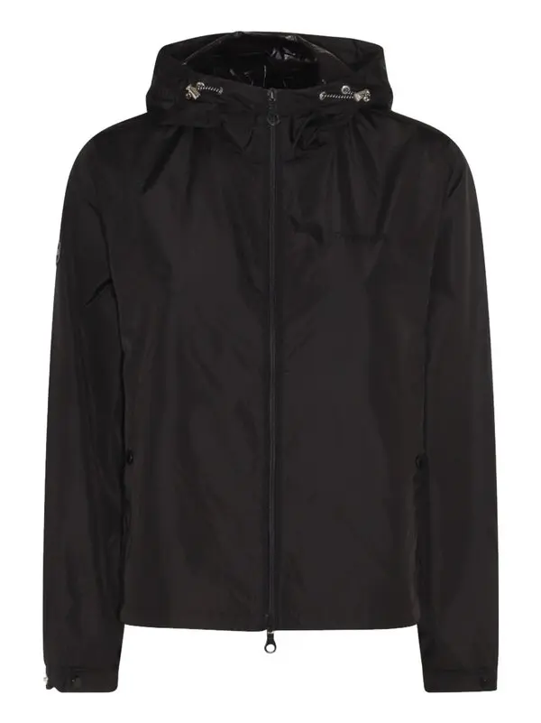 Duvetica Hooded Zip-up Casual Jacket - Black