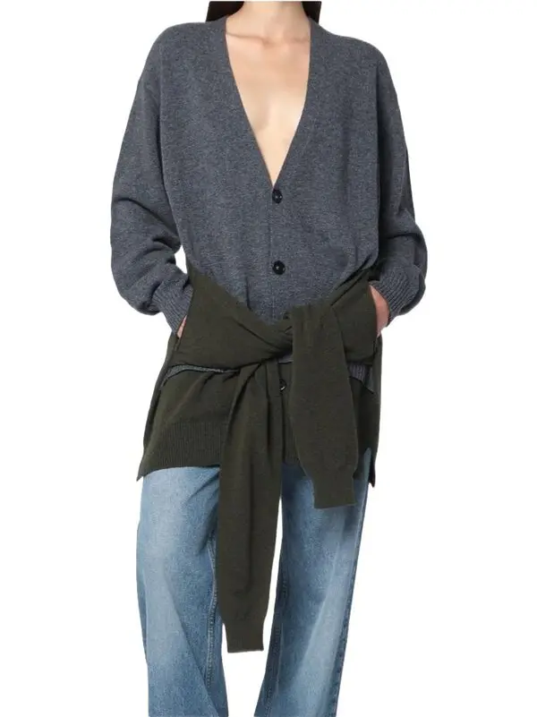 Stella McCartney Two-tone Cardigan - Black