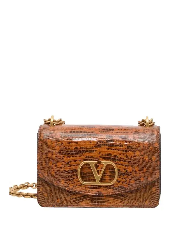 Valentino Garavani Vain Small Shoulder Bag - Brown