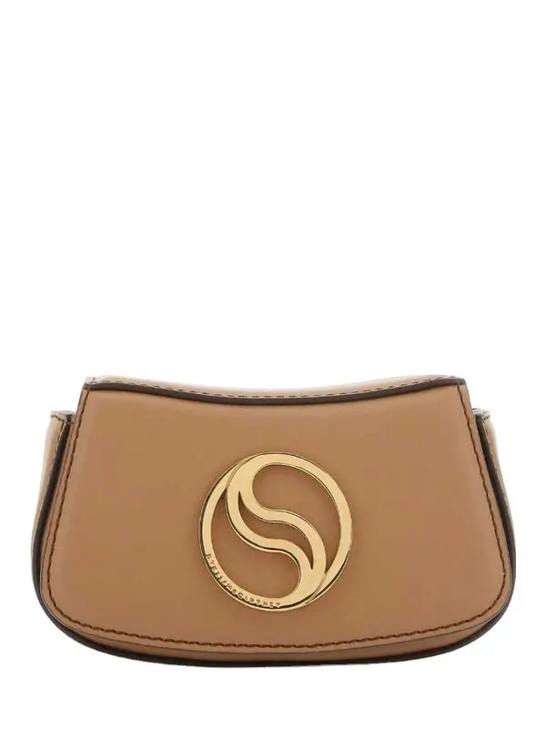 Stella McCartney Logo Plaque Belt Bag - Brown