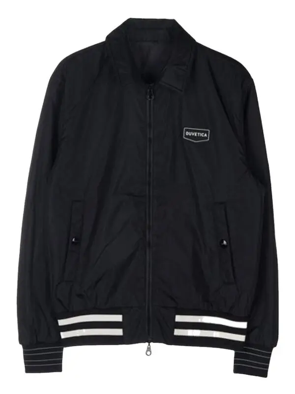Duvetica Zip-up Casual Jacket With Long Sleeves - Black