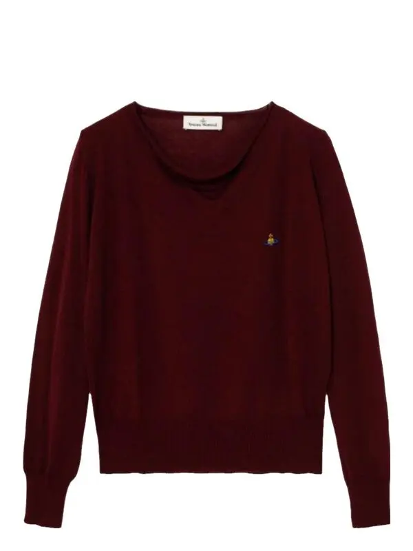 VIVIENNE WESTWOOD Long Sleeve Pullover - Brown