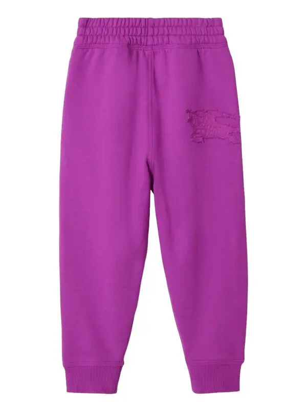 Burberry Appliqué-logo Joggers - Purple