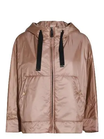 Max Mara Zip-up Down Jacket - Nude