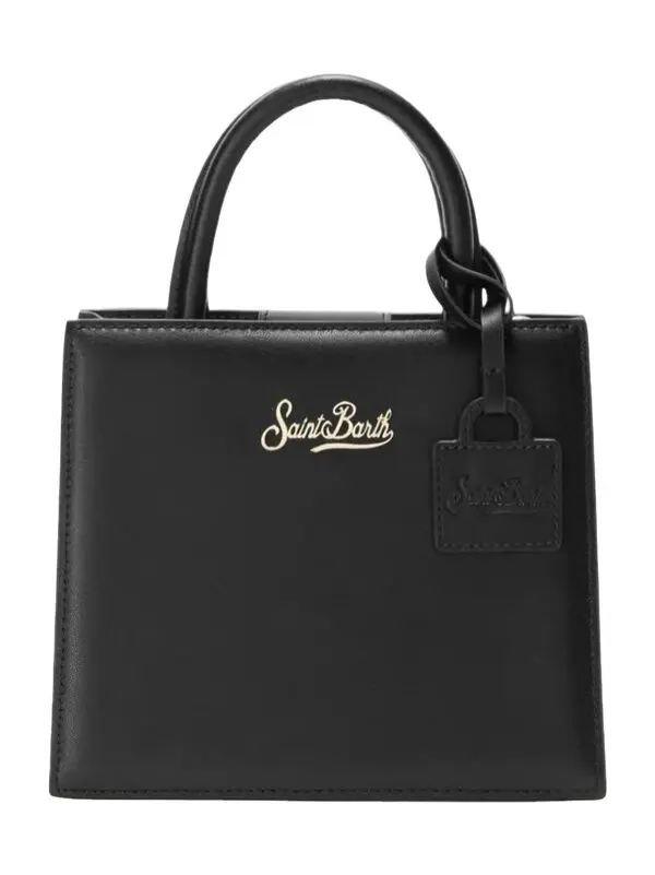 MC2 SAINT BARTH Mini Handle Tote Bag - Black