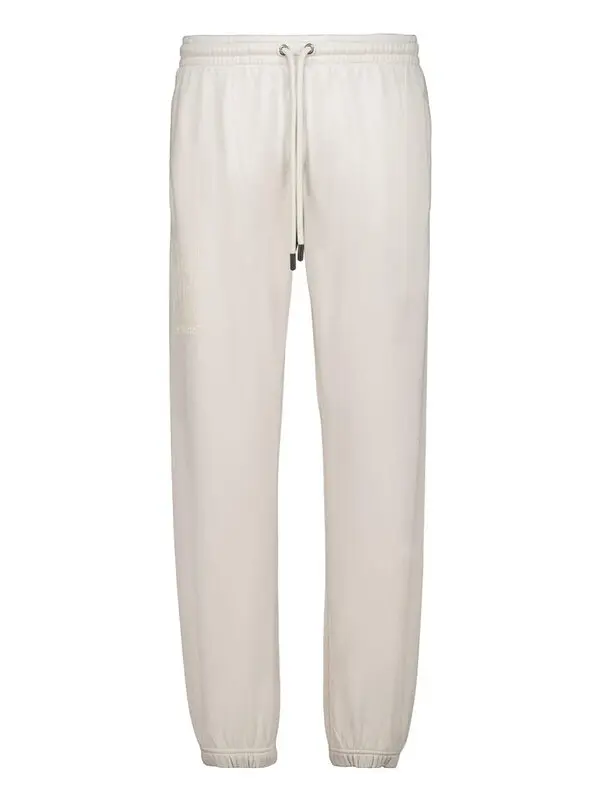 Off-White Drawstring Cuffed Sweatpants - White