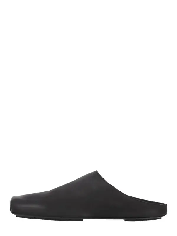 UMA WANG Open-heeled Slippers - Black