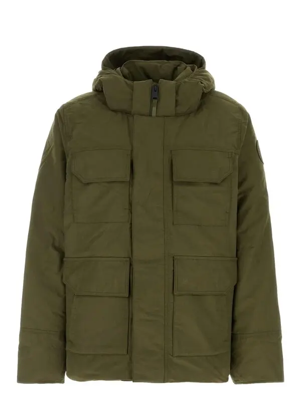 Canada Goose Maitland Logo Patch Down Jacket - Green