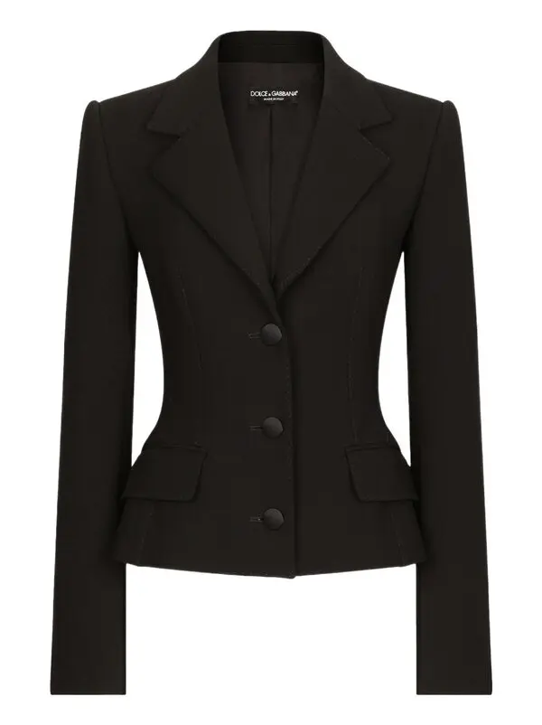 Dolce & Gabbana Single-breasted Blazer - Black