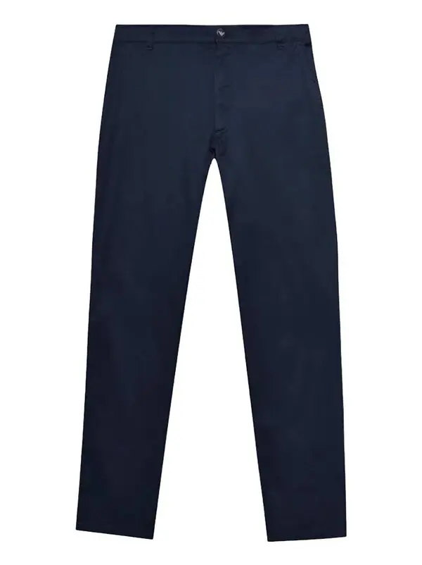 EA7 Straight Leg Casual Trousers - Black