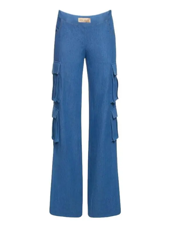 AYA MUSE Cargo Pants - Blue