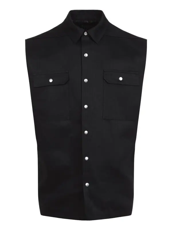 Rick Owens Runway Jumbo Sl Outershirt - Black