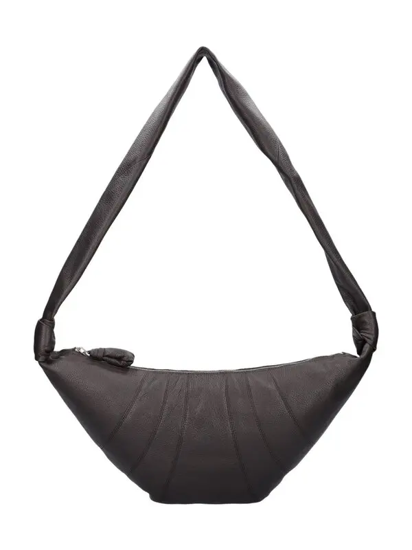 LEMAIRE Croissant Medium Zipper Bag - Black