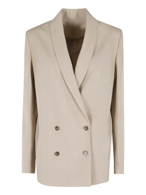 Loulou De Saison Minka Double-breasted Blazer - Beige