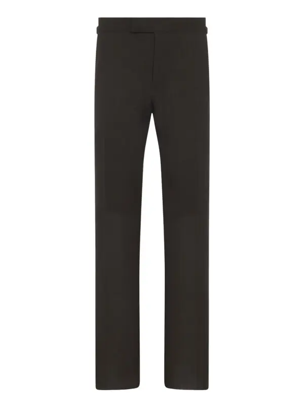TOM FORD Shelton Pleated Tailored Trousers - Khaki Brown