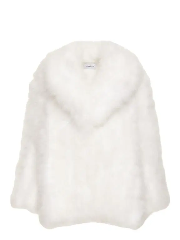 16Arlington Feather Short Coat - White