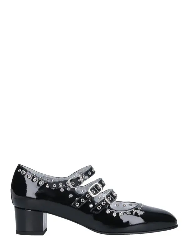CAREL Camden Block Heel Pumps - Black